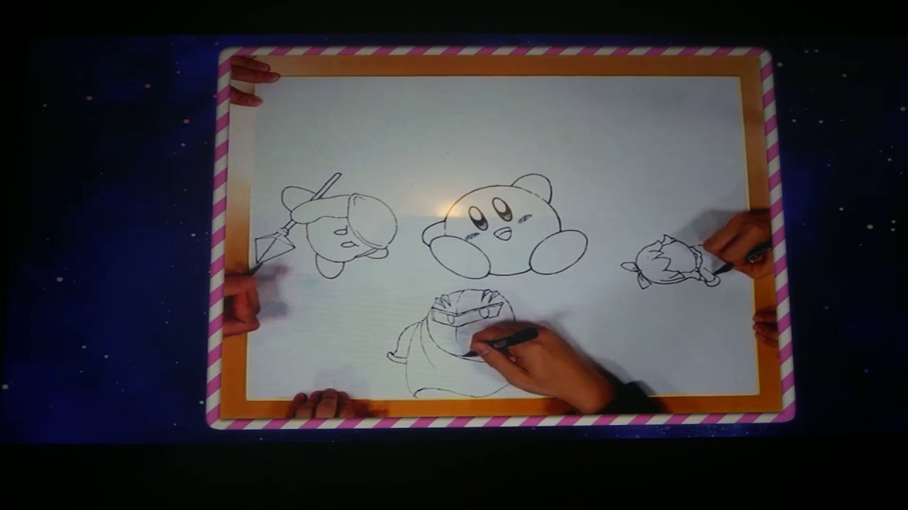 Kirby star allies drawing - YouTube
