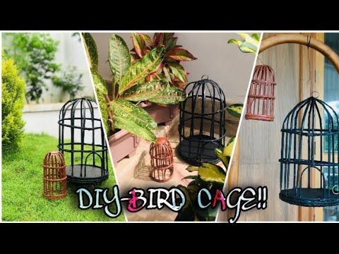How To Make A Bird Cage | DIY | Home Decor | No.1 - YouTube