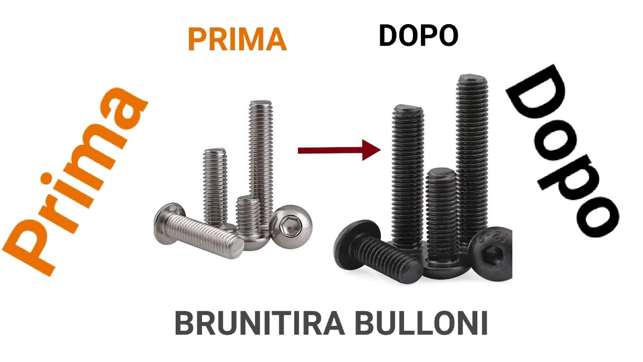 Brunitura di bulloni e viti, burnishing of bolts and screws - YouTube