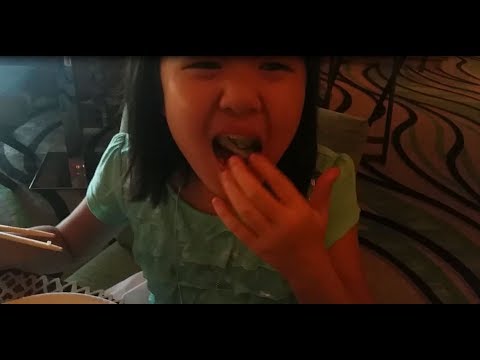 9 yr old Eats WASABI for the First Time!!! - YouTube