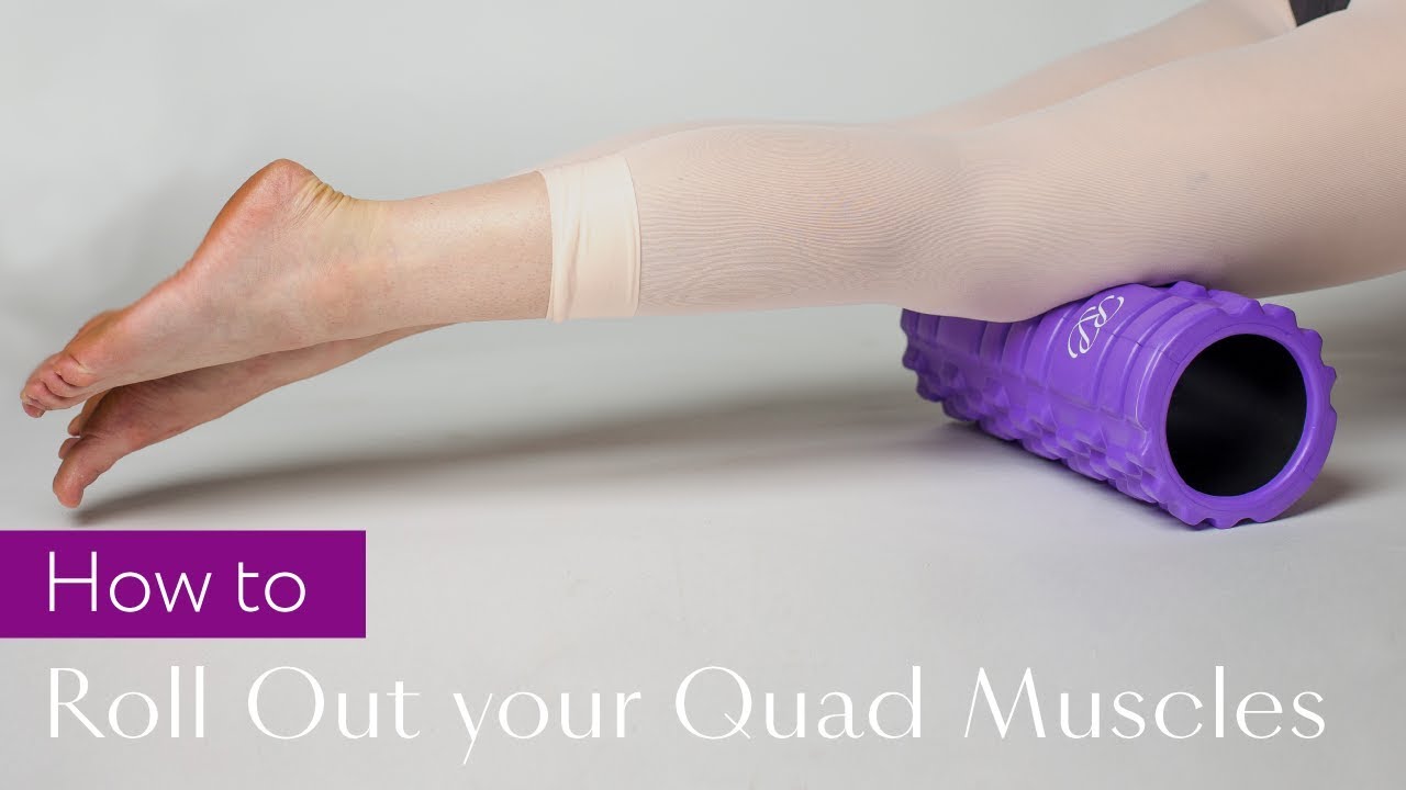 How to Roll Out your Quad Muscles - YouTube