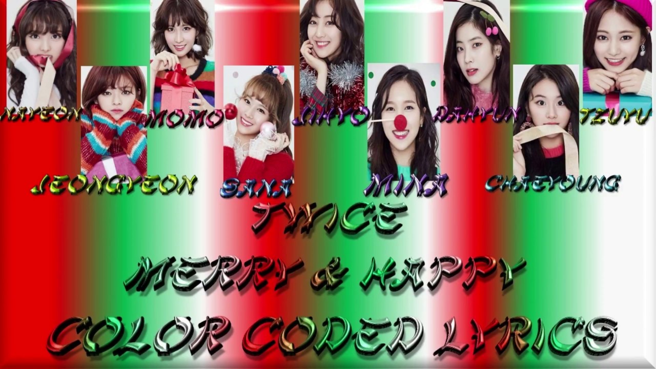 TWICE - Merry & Happy (Color Coded Lyrics) Han/Rom/Eng - YouTube