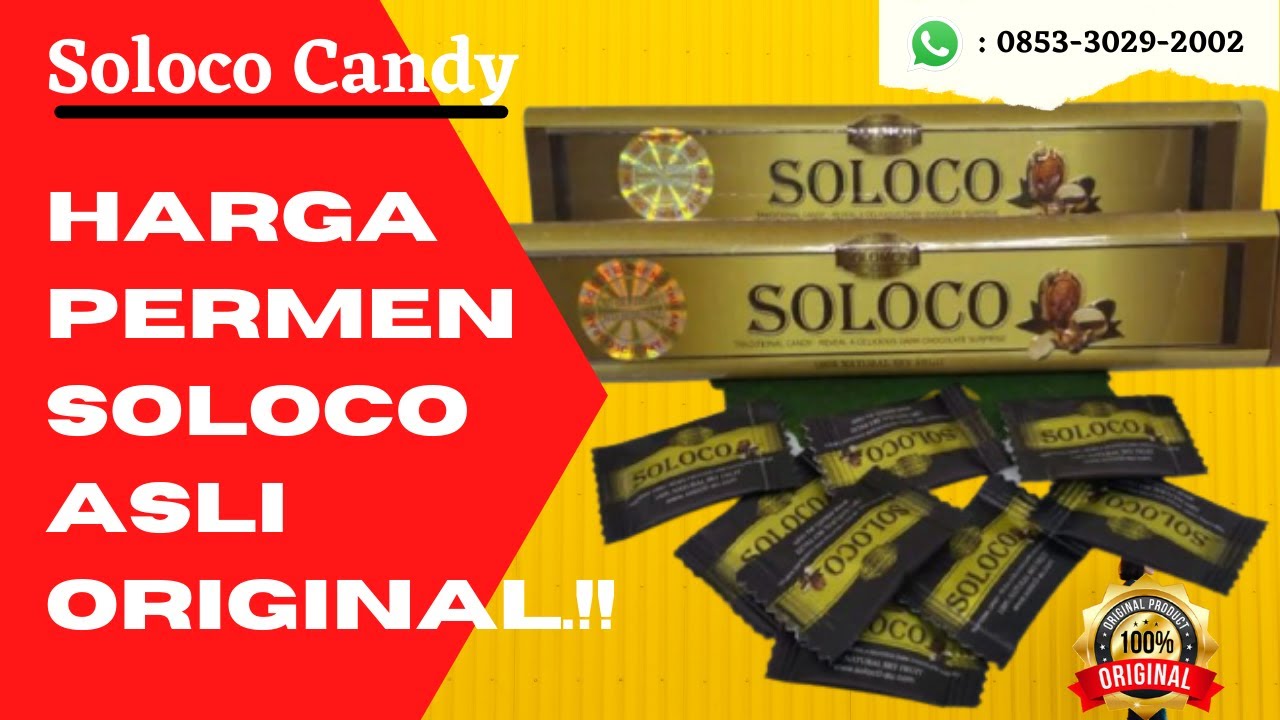 SOLOCO CANDY || HARGA PERMEN SOLOCO ASLI ORIGINAL - YouTube