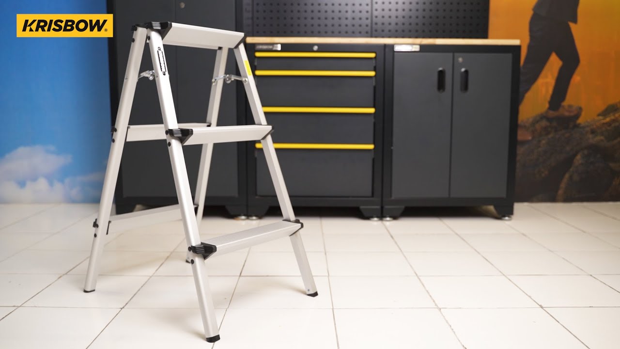 LADDER STEP NO HANDLE 0 8 MTR 3 STEP - YouTube