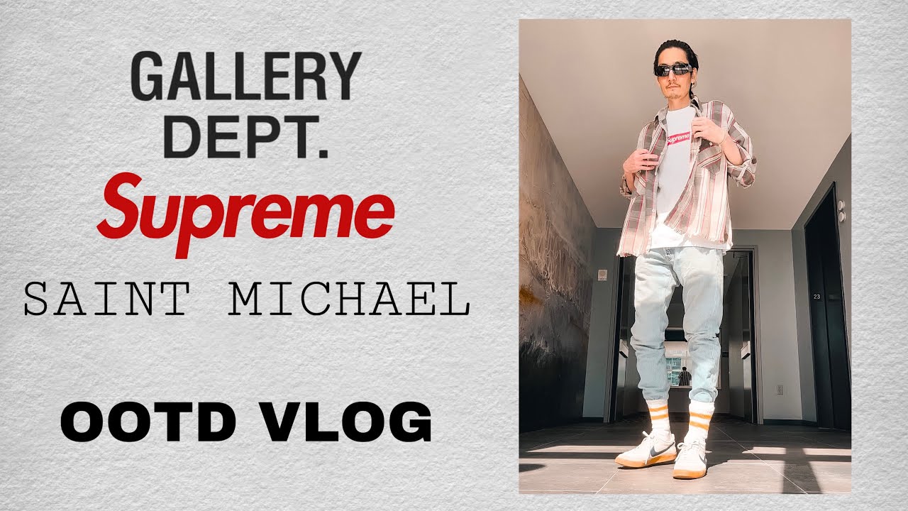 90s GRUNGE OOTD INSPO feat. SUPREME x SAINT MICHAEL x GALLERY DEPT x ...