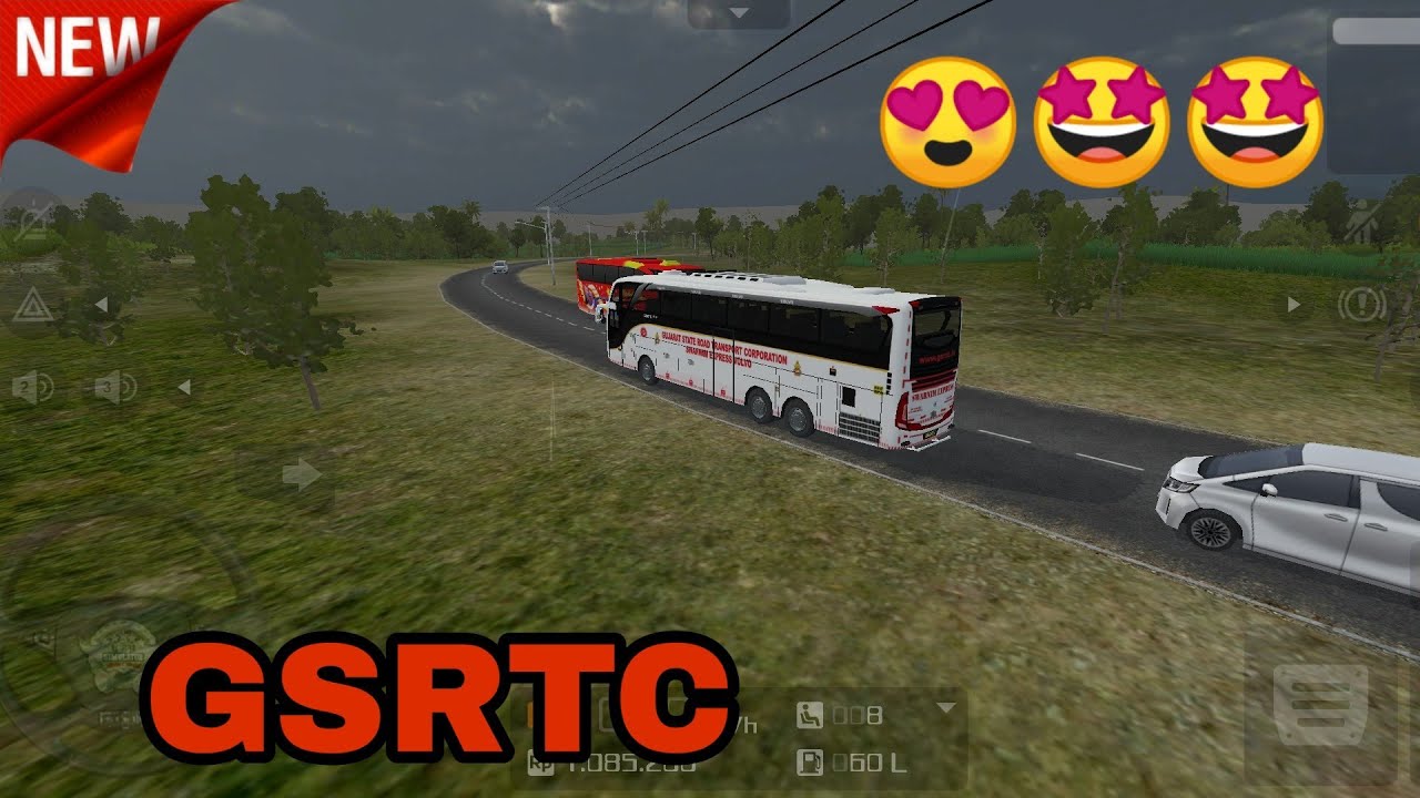 GSRTC AC BUS MOD BUS SIMULATOR INDONESIA New Latest Update v.3.3 - YouTube