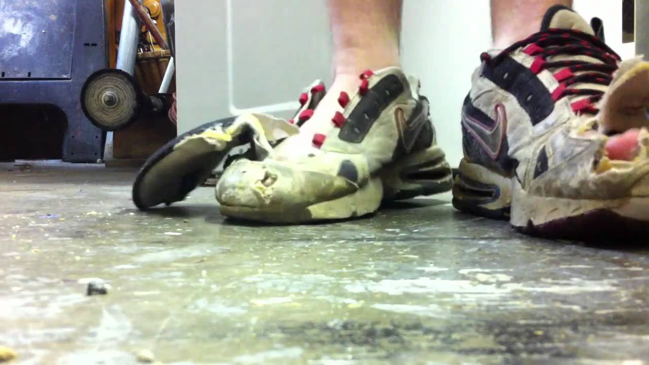 Totally Trashed worn out Nike Triax Unwearable - YouTube