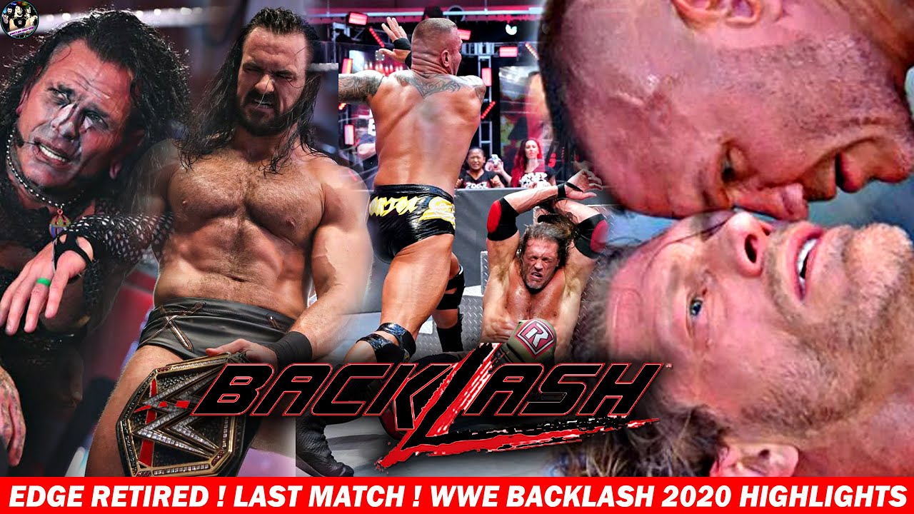 Edge LAST Match in WWE ! Edge RETIRED At Backlash 2020 ! WWE Backlash ...