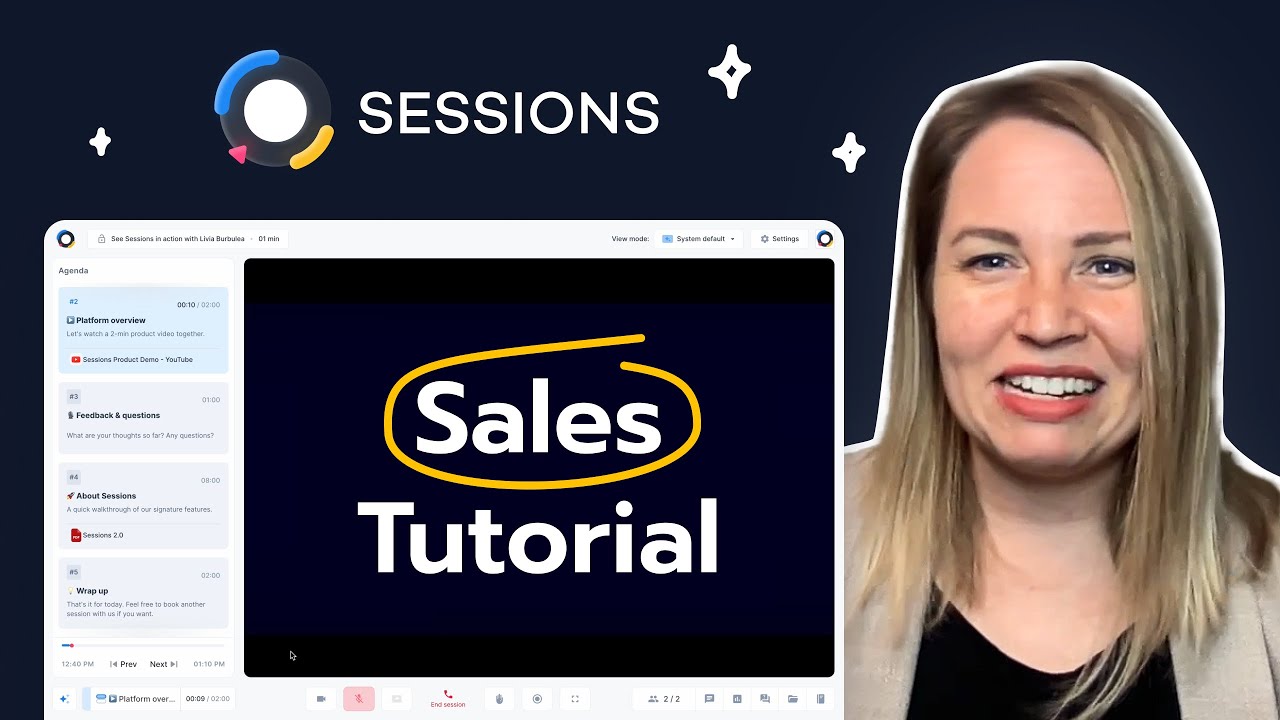 Sessions Sales Tutorial - YouTube