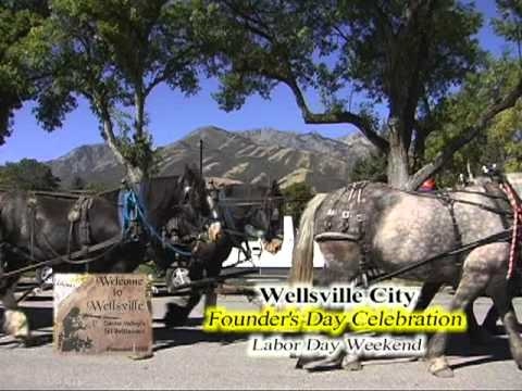 Wellsville Founders Day Parade 2010 part 2 of 2 - YouTube