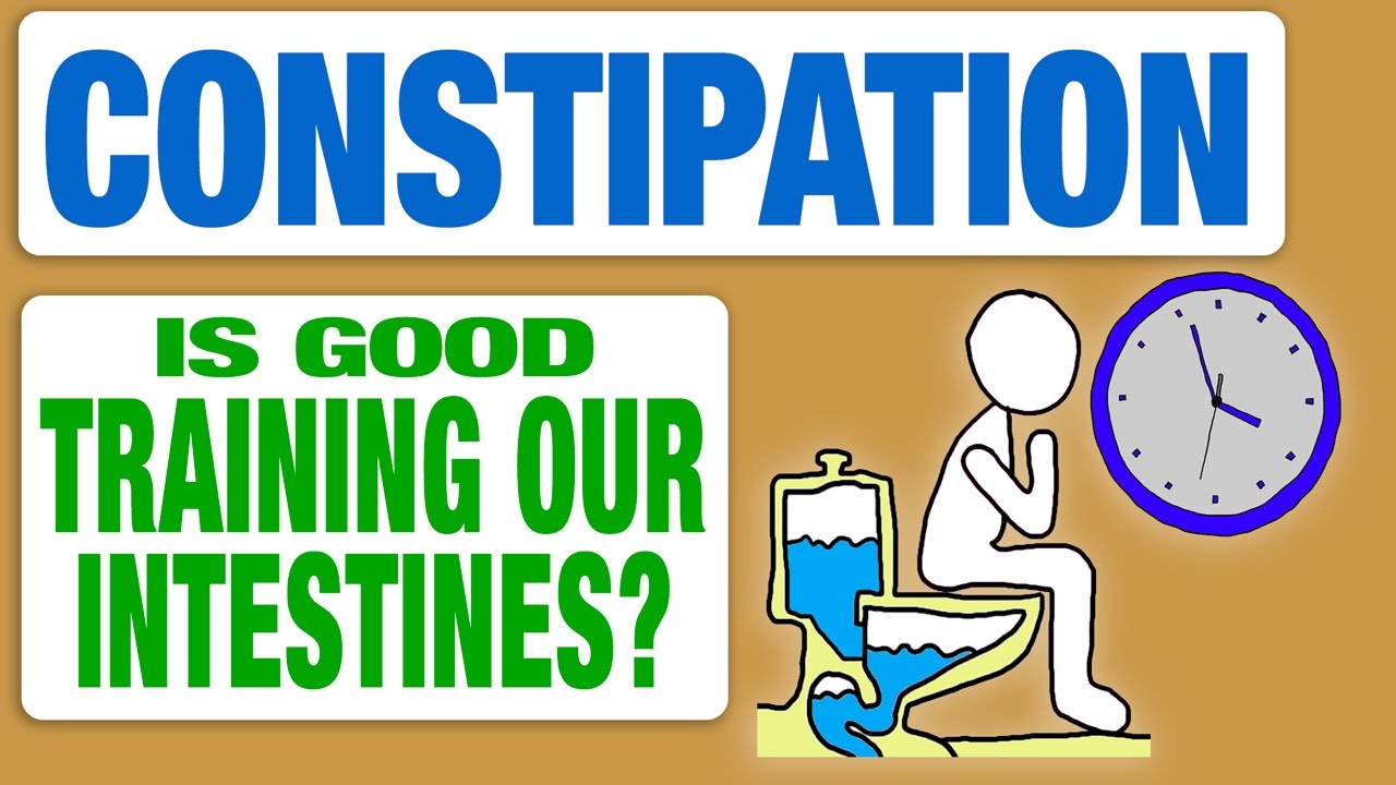 Constipation, is good training our intestines? - YouTube