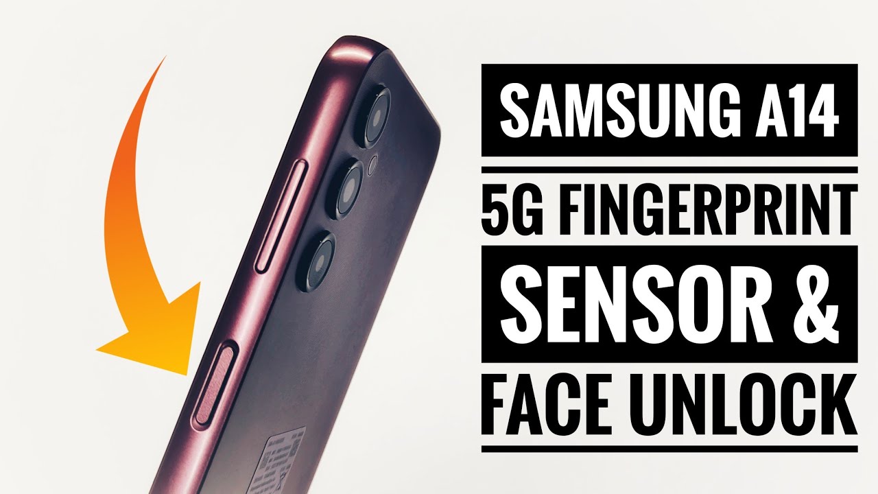 Samsung Galaxy A14 5G Side Mountain Fingerprint Sensor | Samsung A14 ...