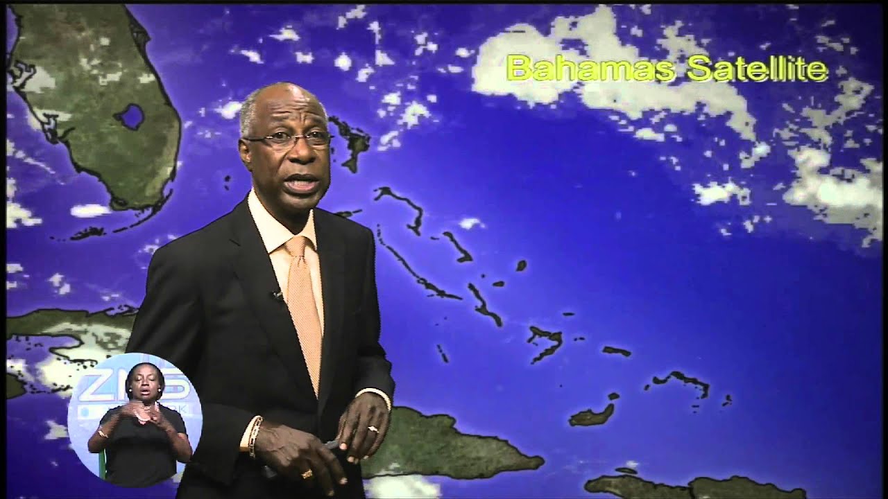 ZNS Weather Update On Hurricane Danny- 21/8/2015-7pm - YouTube