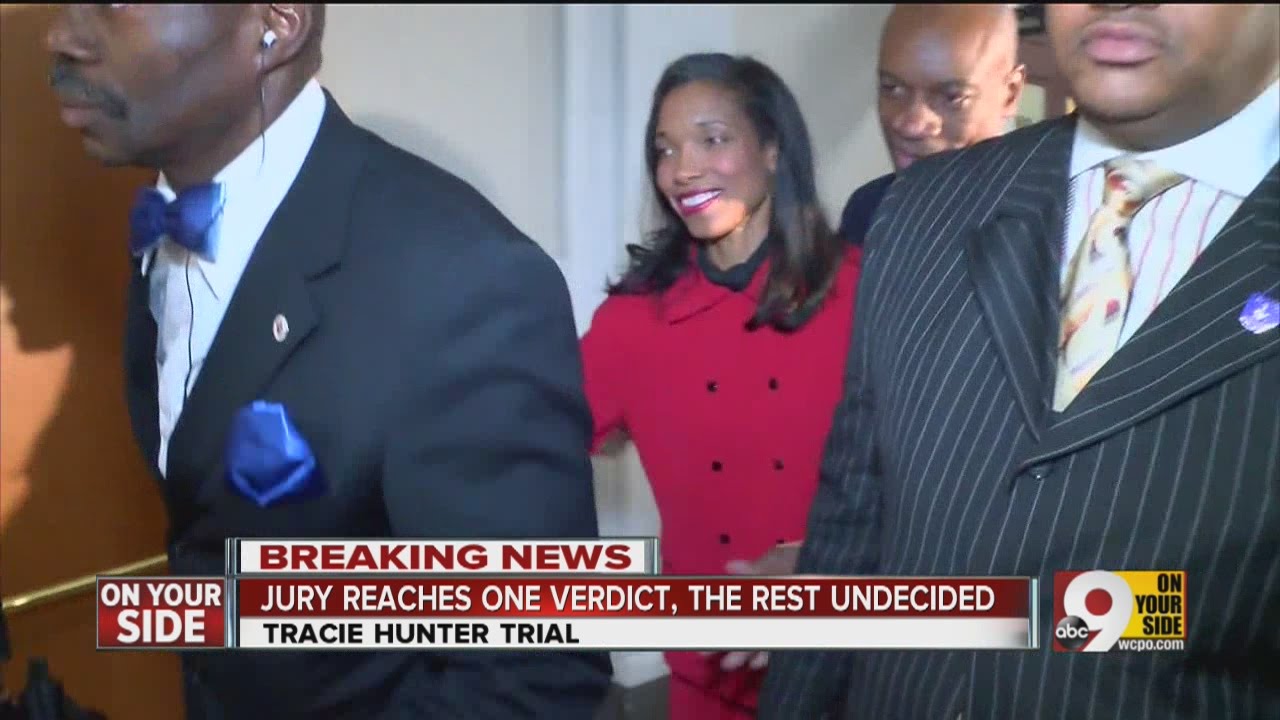 Tracie Hunter jury deadlocked on 8 of 9 counts - YouTube