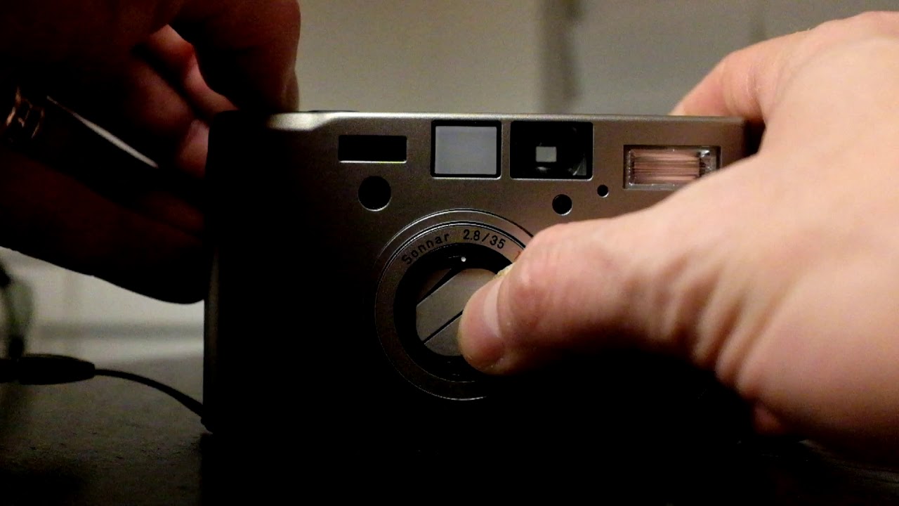 contax t3 shutter fix - YouTube