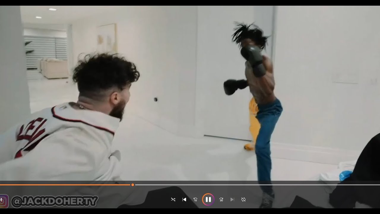 heelmike fights JackDoherty ROOMMATE BOXING - YouTube