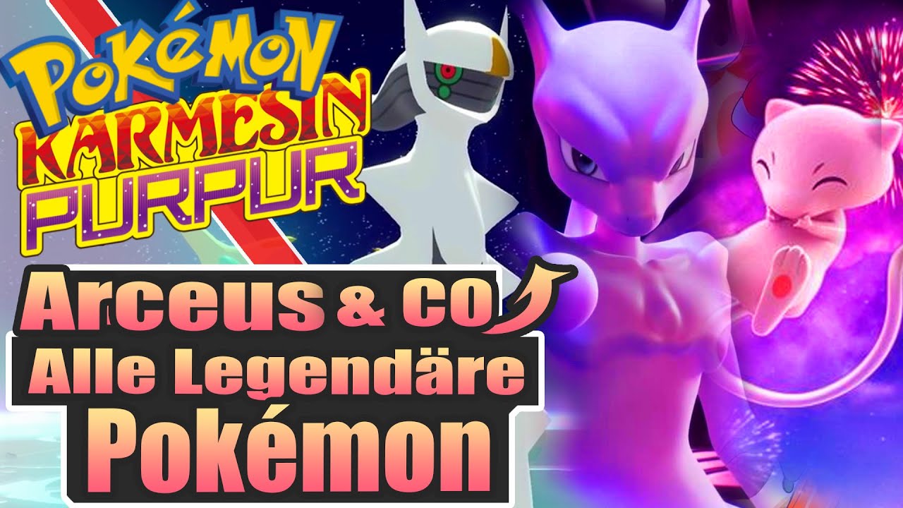 ARCEUS & CO in Pokémon Karmesin & Pokémon Karmesin diese Pokémon kehren ...