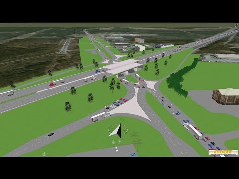 Diverging diamond explained - YouTube