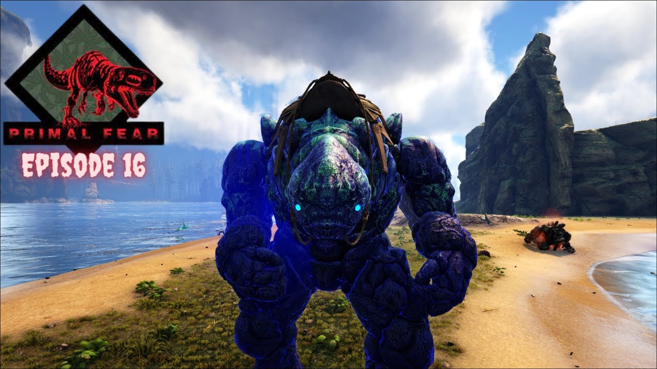 Taming the Celestial Rock Golem! - Ark Primal Fear Ep 16 - YouTube