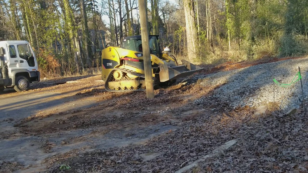 Temporary Driveway for new construction - YouTube