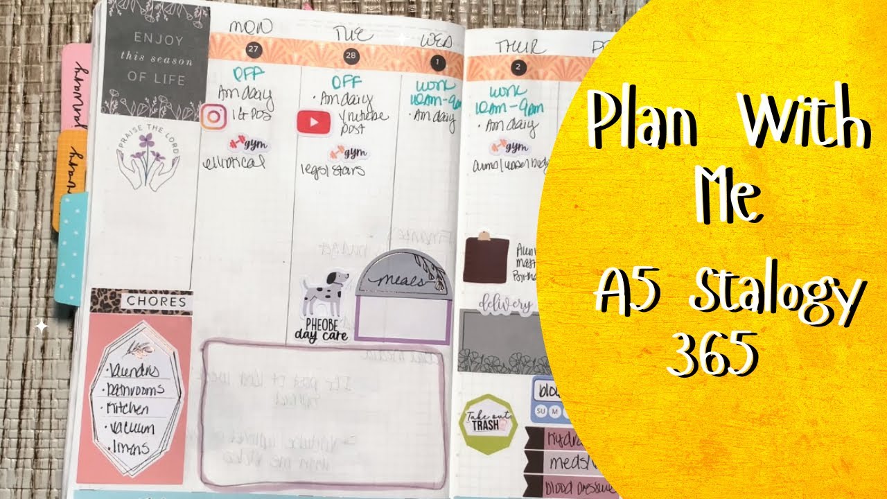 A5 Stalogy 365 Plan With Me | 27 February - 5 March 2023 | No Sticker ...