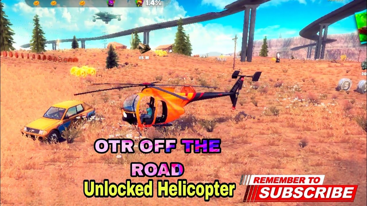 OTR OFF THE ROAD Helicopter Simulator|| Canyon Map Stinger car|| Open ...