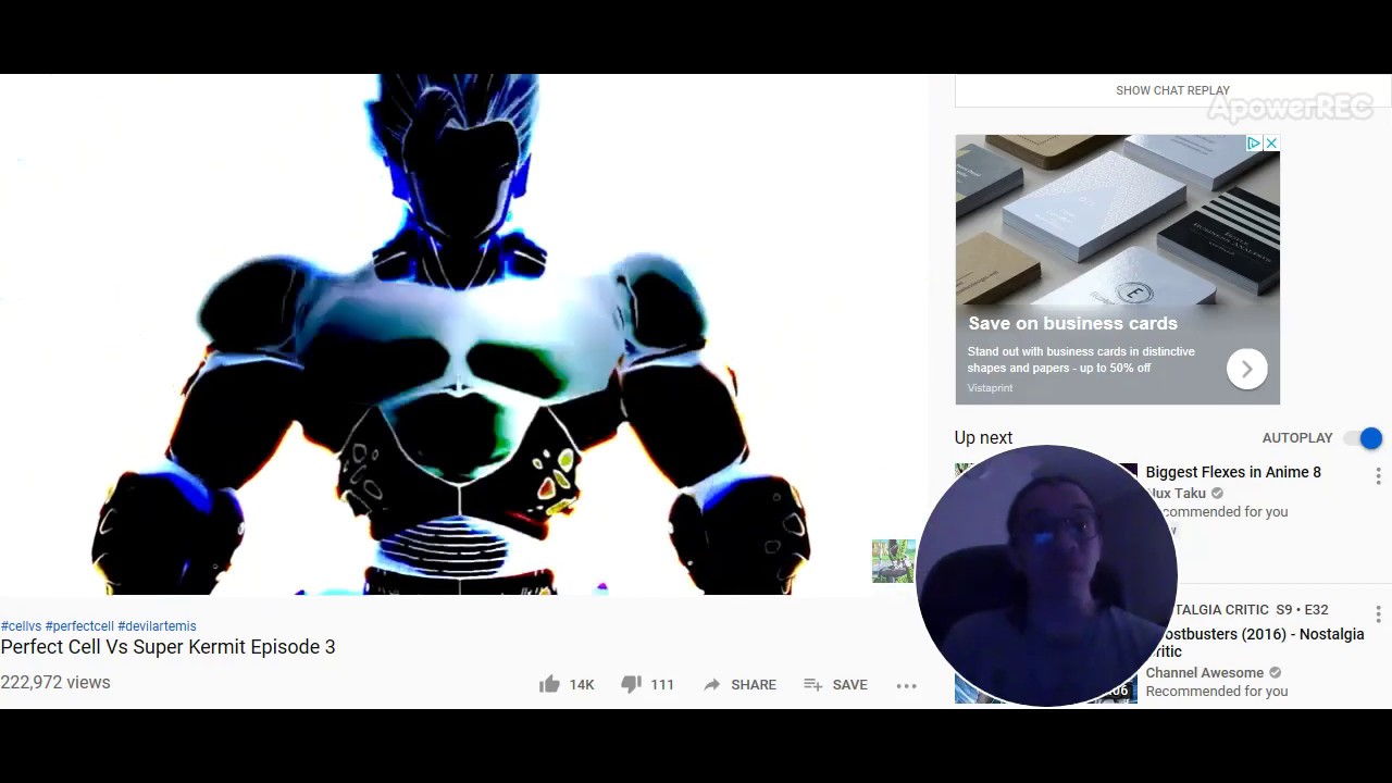 Perfect Cell Vs Super Kermit Episode 3 reaction video - YouTube