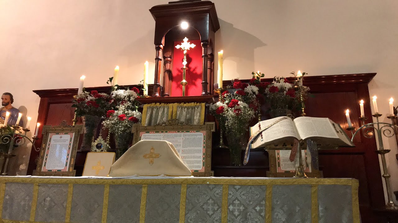 Live Traditional Latin Mass Monday 12 April 2021 @St Anne’s - Easter ...