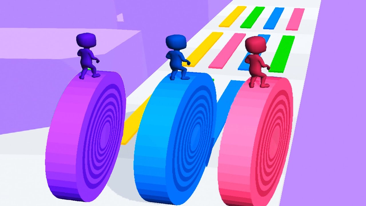 LAYERS ROLL game MAX LEVEL 🌈🥶💜 Gameplay All Levels Walkthrough iOS ...