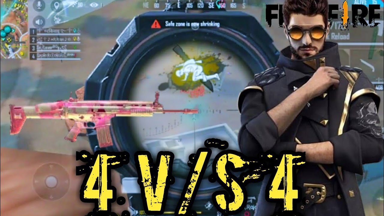 CUPID SCAR HEADSHOTS PLAY LIKE HACKER | GARENA FREE FIRE GAMEPLAY ...