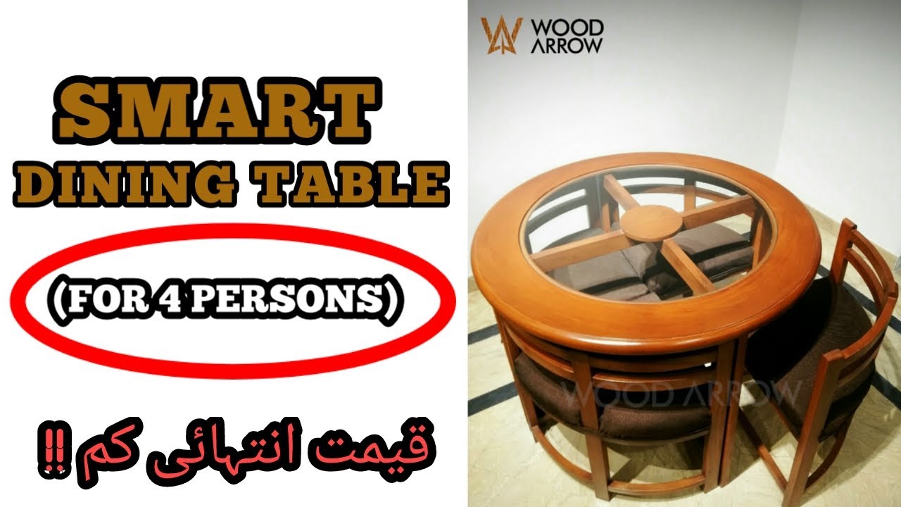 Smart Dining Table | Dining Table Designs | Wood Arrow Furniture ...