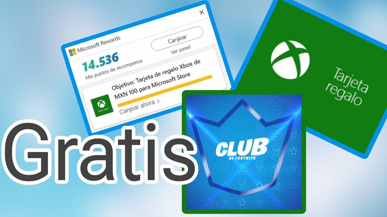 Como conseguir Club Fortnite Totalmente Gratis Con Microsoft Rewards ...