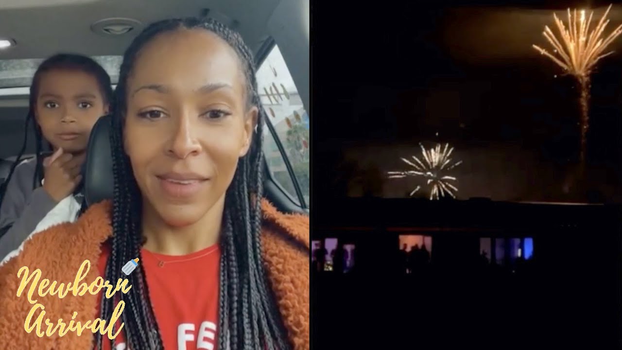 Peter Gunz & Amina Buddafly's Daughter's Watches New Year's Fireworks ...