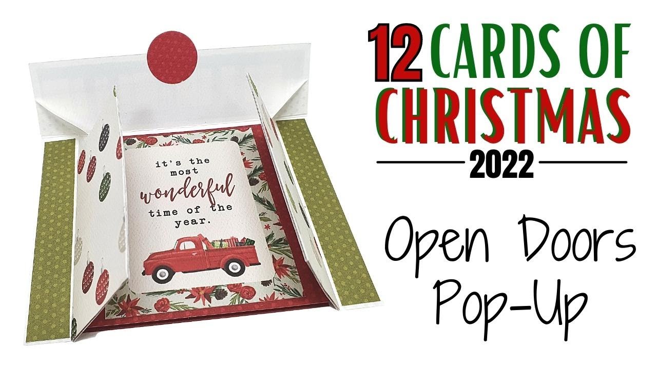 12 Cards of Christmas - Open Doors Pop-Up - YouTube