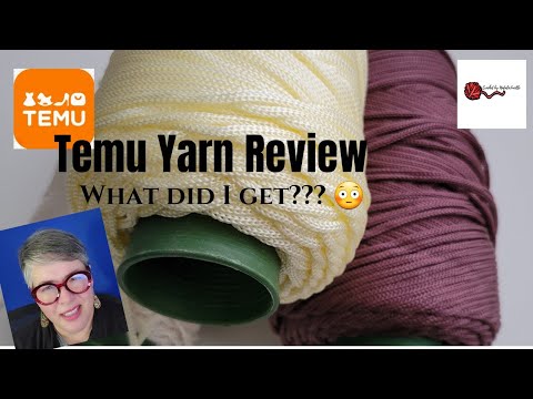 Temu Yarn Haul Review - YouTube