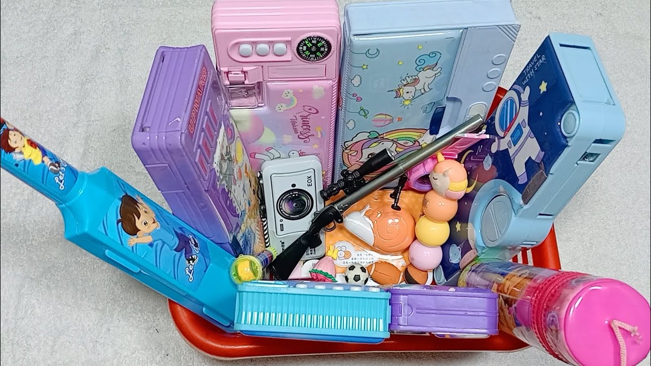 Latest pencil box , Jumbo geometry box, Box full of Stationery items ...