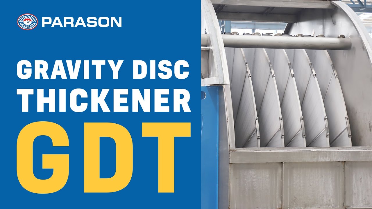 Gravity Disc Thickner GDT | Parason Machinery - YouTube