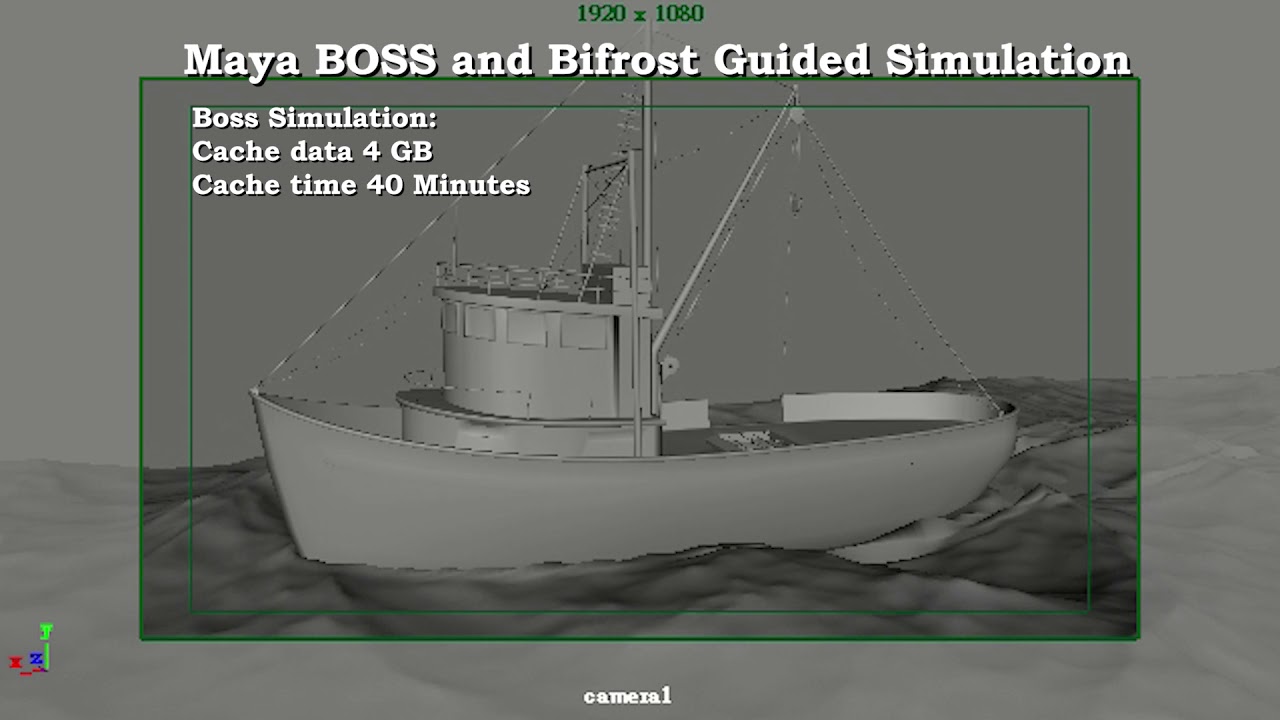 Maya BOSS and Bifrost Guided Simulatio - YouTube