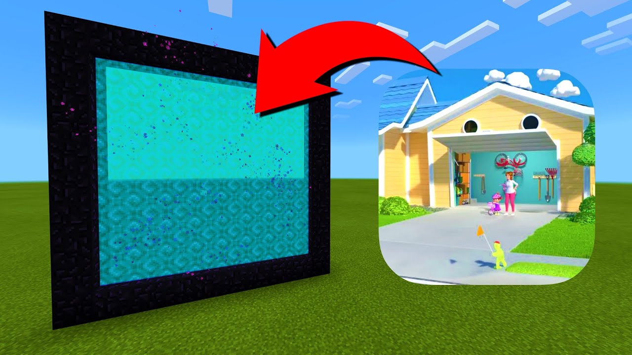 How To Make A Portal To The Cocomelon House Dimension in Minecraft ...