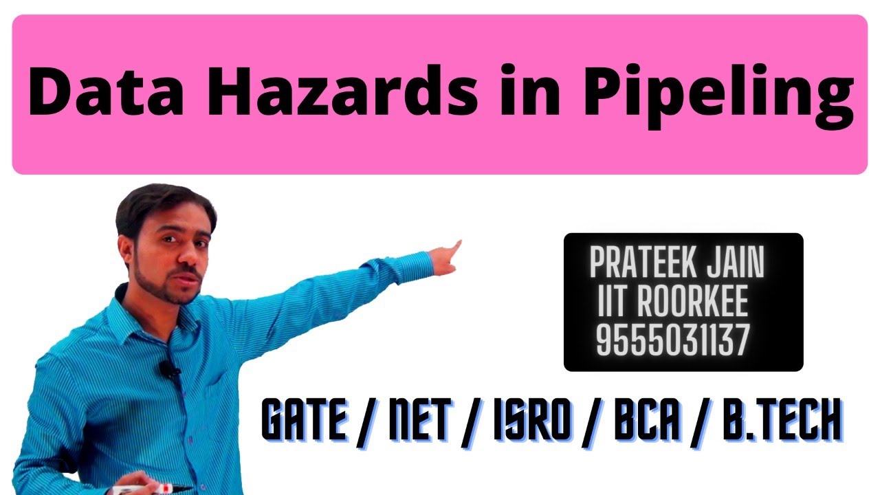 Lecture 12 - Data Hazards in Pipelining | RAW | WAR | WAW - YouTube