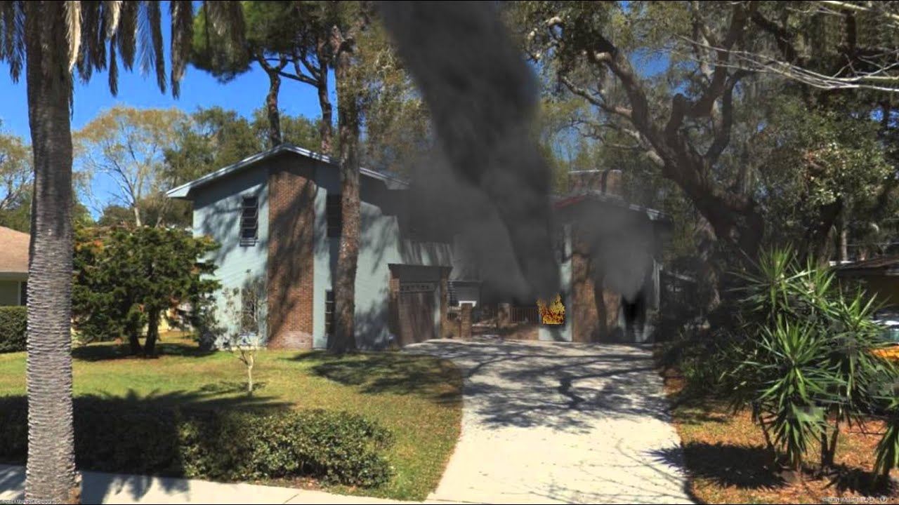 2-Story Single-Family Residential Fire Simulation - YouTube