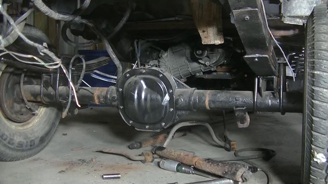 Broncenstein: Squaring the rear axle and getting the right pinion angle ...