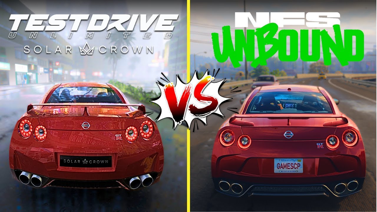 NFS Unbound vs Test Drive Unlimited Solar Crown - YouTube