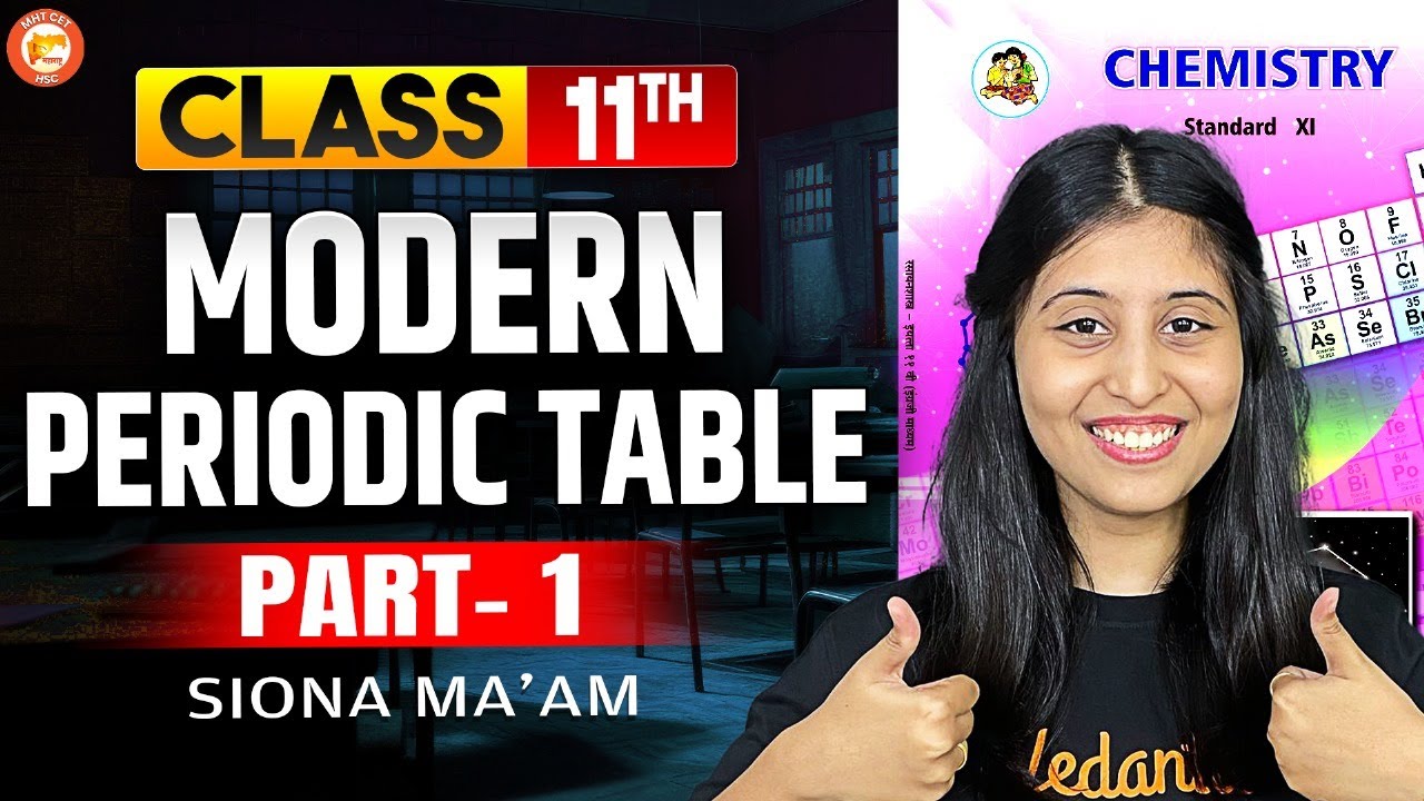 Modern Periodic Table Class 11 HSC Part 1 | MHT-CET & HSC Board 2026 ...