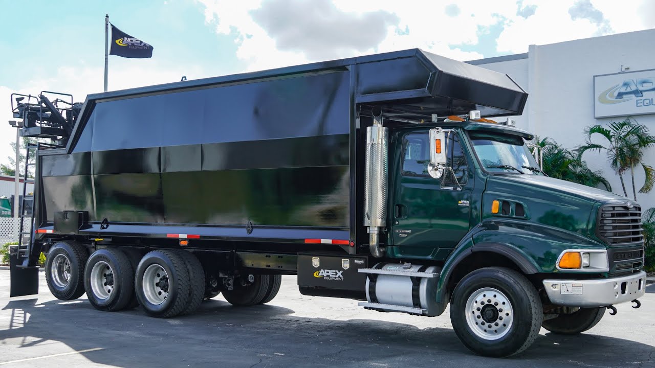 2007 Sterling LT9500 Grapple Truck w/ New Beau Roc Body! - YouTube