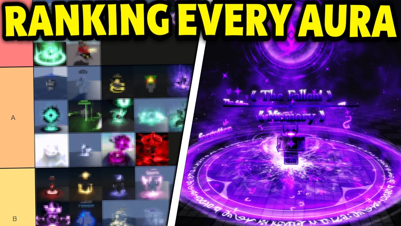 RANKING EVERY AURA in SOL'S RNG (Era 8) - YouTube