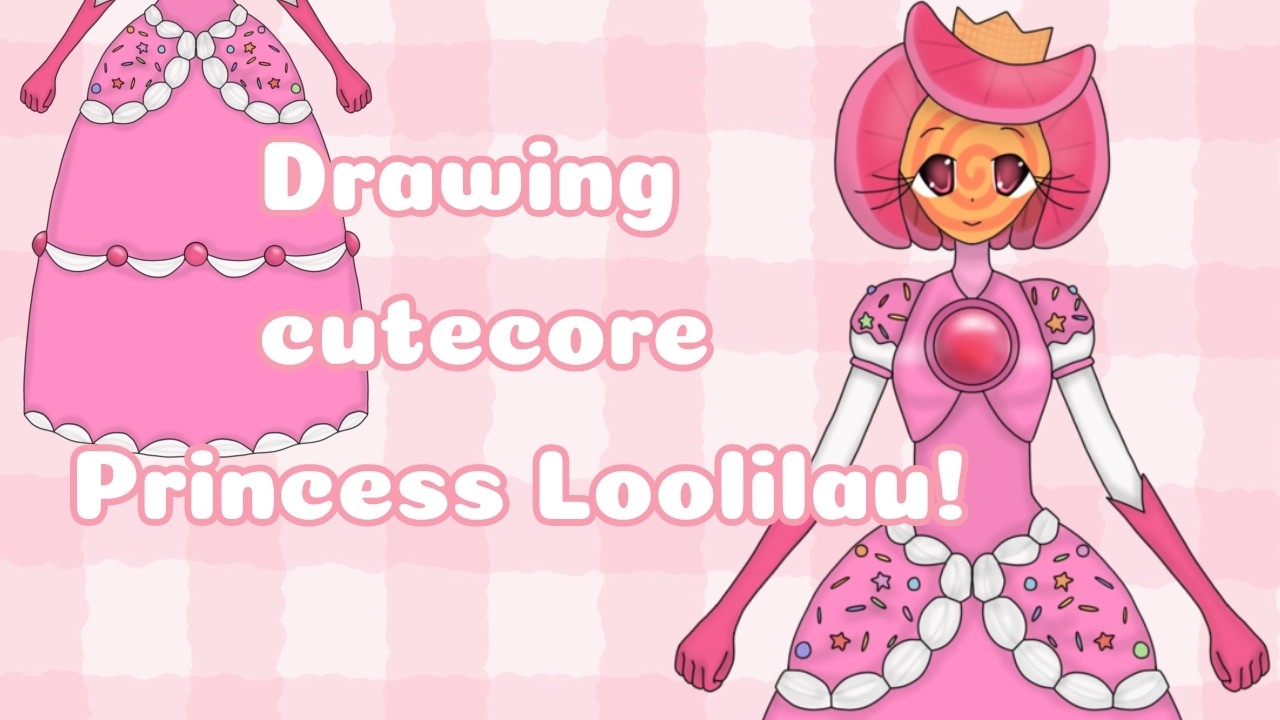 Drawing PRINCESS LOOLILAU from the amazing digital circus in my style ...