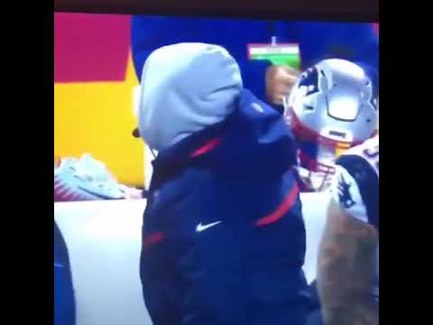bill belichick throws tablet during afc championship game (patriots vs ...