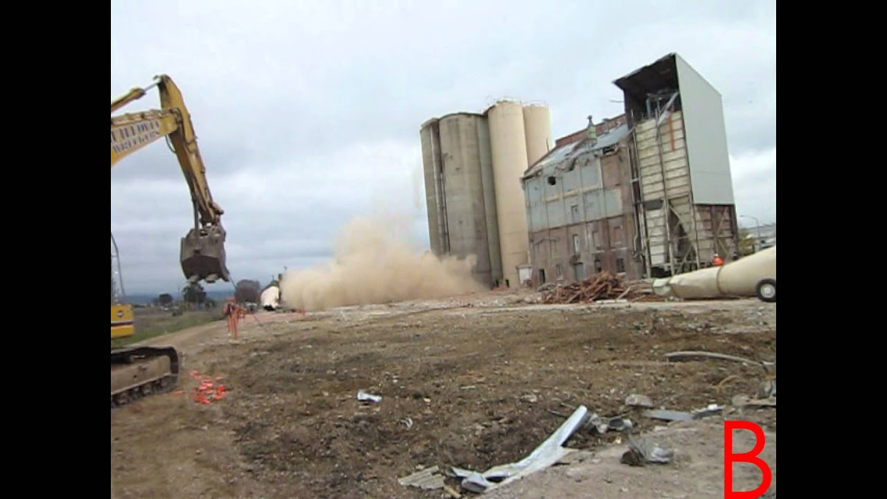 Demolition of Albury Flour Mills - Allied Mill - Borderline Albury ...