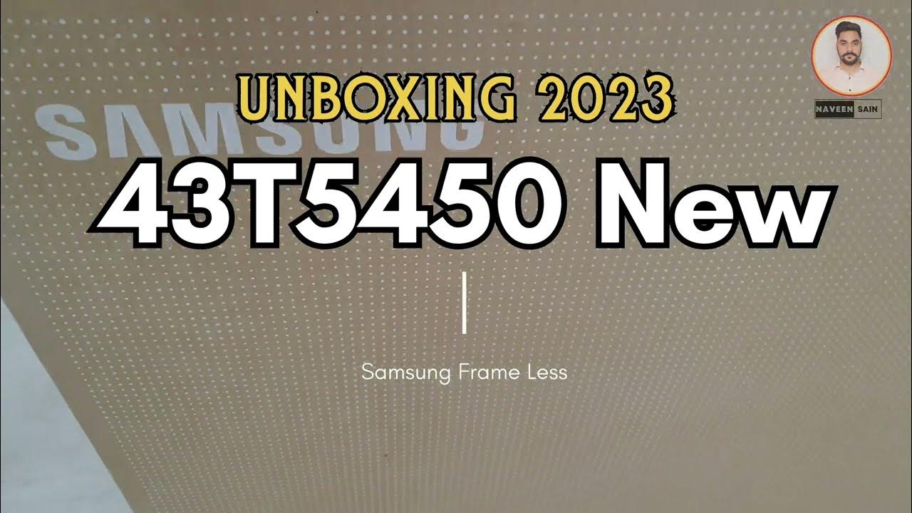 Samsung 43T5450 First Review 2023⚡Frame Less Design New Launched Tizen ...